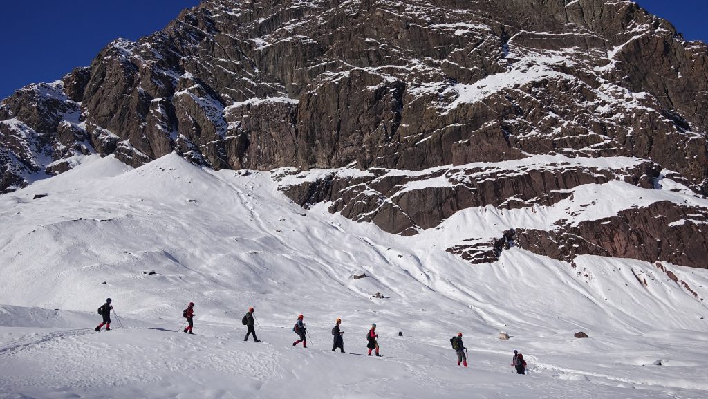 El Morado Hanging Glacier (3.237 masl) Trekking | AllMountain ...